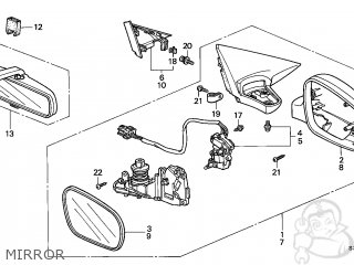 Honda PRELUDE 1998 (W) 2DR TYPESH (KA) parts lists and schematics