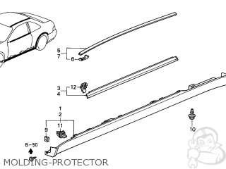 Honda PRELUDE 1998 (W) 2DR TYPESH (KA) parts lists and schematics