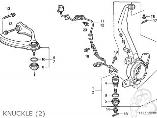 Honda PRELUDE 2001 (1) 2DR TYPESH (KA) parts lists and schematics