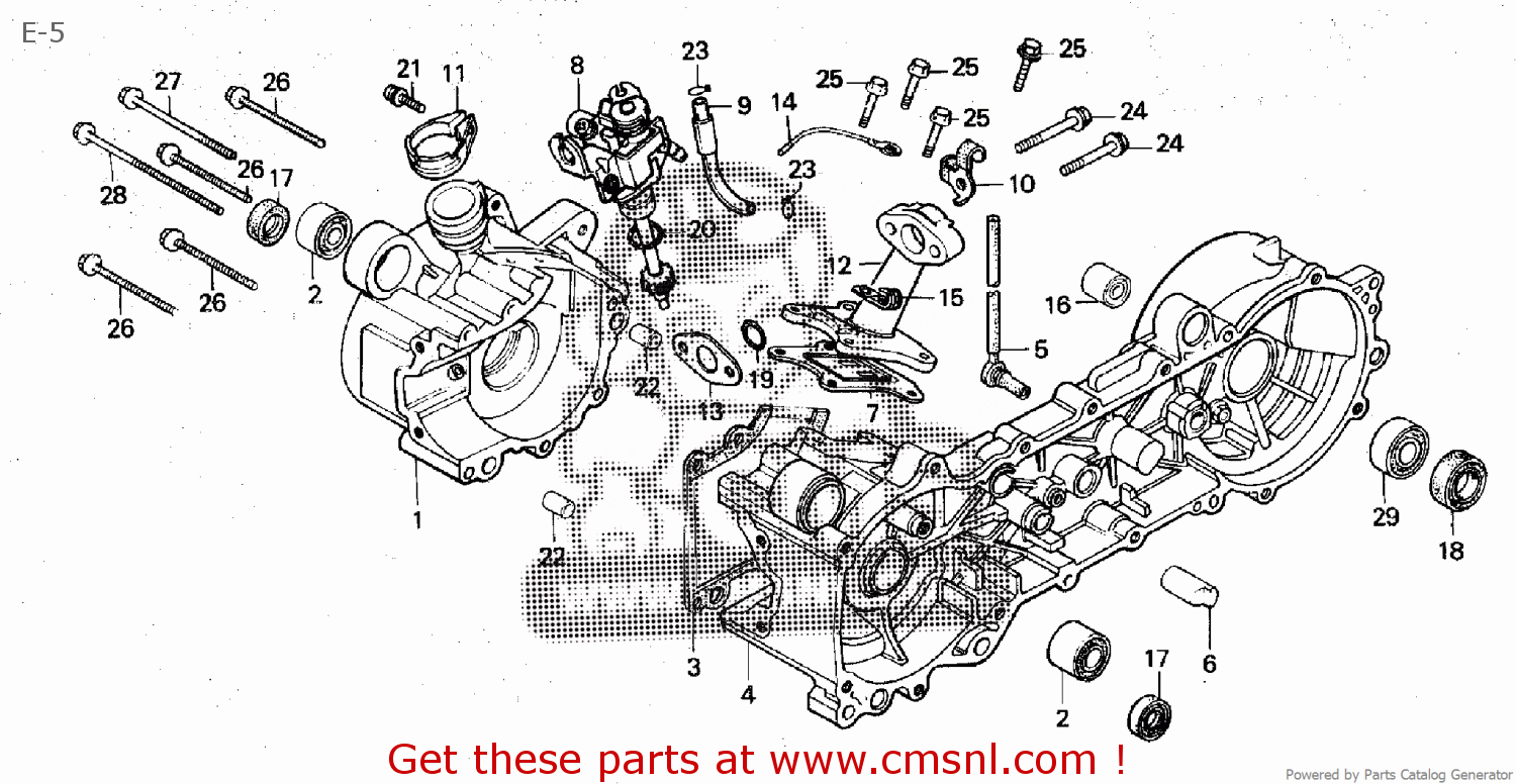 Honda QR50 1982 (C) JAPAN AE01-100 E-5 - buy E-5 spares online