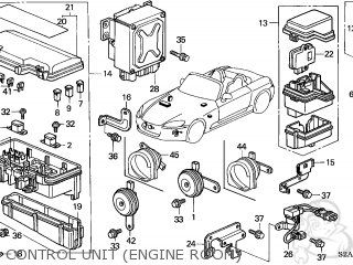 Honda S2000 2000 (Y) 2DR S2000 (KA) parts lists and schematics