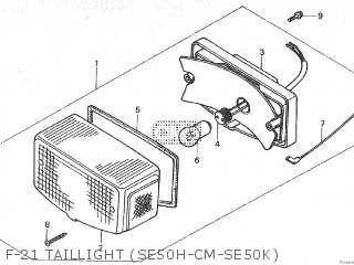 Honda SE50 ELITE 1987 (H) parts lists and schematics