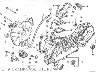 Honda SE50 ELITE 1989 (K) parts lists and schematics