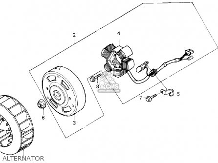 Honda SE50P 50 1987 (H) USA parts lists and schematics