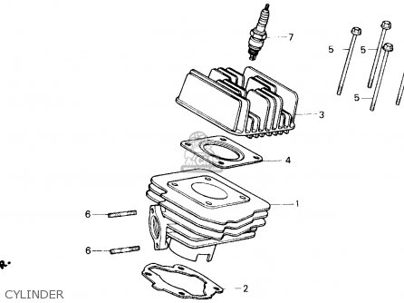 Honda SE50P 50 1987 (H) USA parts lists and schematics