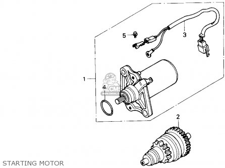 Honda SE50P 50 1987 (H) USA parts lists and schematics