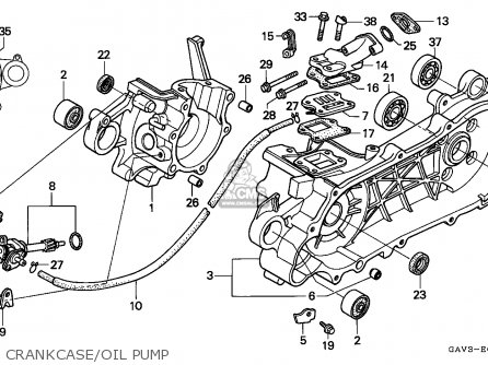 Honda SJ50 BALI 1995 (S) ENGLAND parts lists and schematics