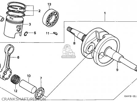 Honda SJ50 BALI 1995 (S) ENGLAND parts lists and schematics