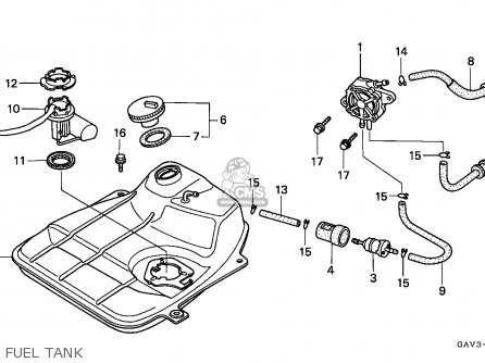 Honda SJ50 BALI 1995 (S) ENGLAND parts lists and schematics
