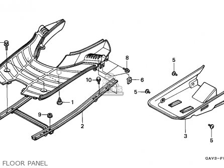 Honda SJ50 BALI 1995 (S) GERMANY parts lists and schematics