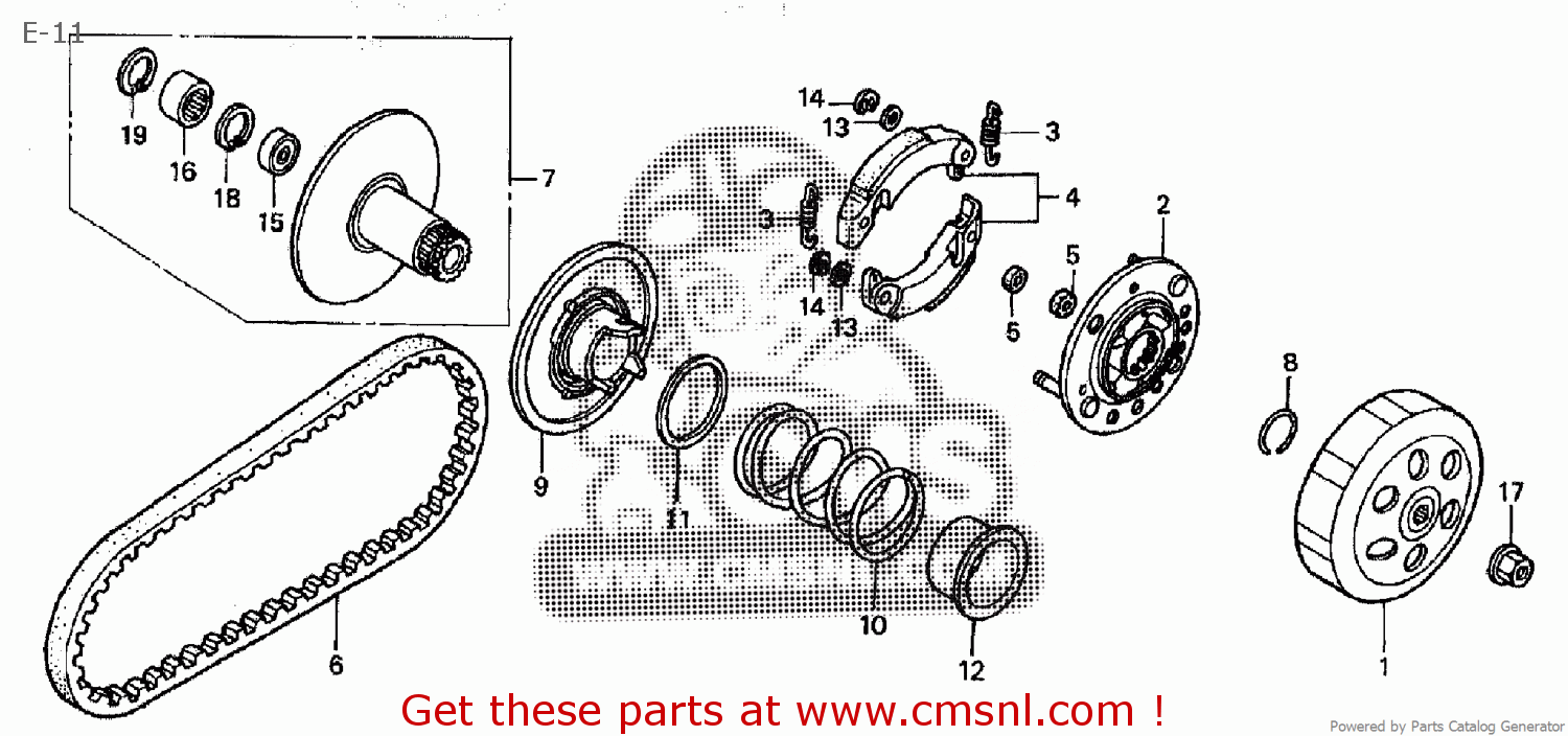 Honda SKX50 2001 (1) SMART DIO-SMART DIO DX (JAPAN) AF56-100 AF57-100 E ...