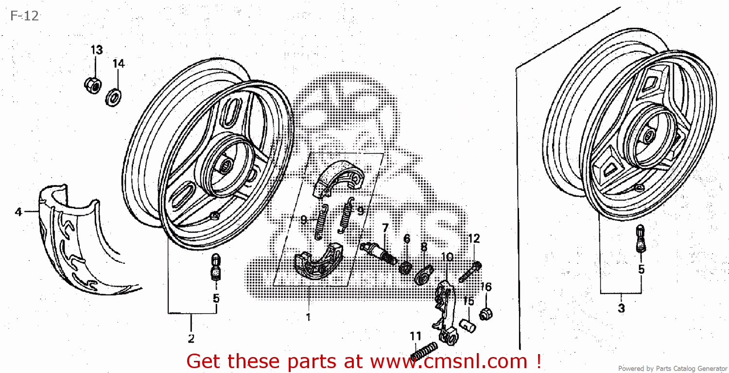 Honda SKX50 2001 (1) SMART DIO-SMART DIO DX (JAPAN) AF56-100 AF57-100 F-12 - buy F-12 spares online