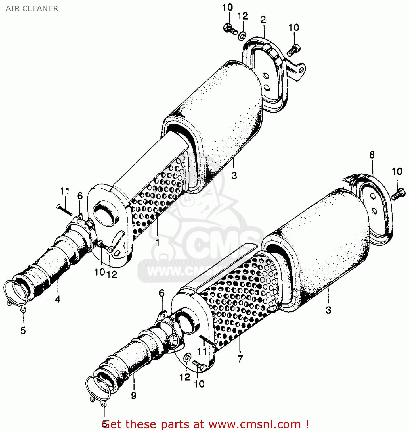 Honda Honda SL175 MOTOSPORT 1971 K1 USA parts lists and schematics
