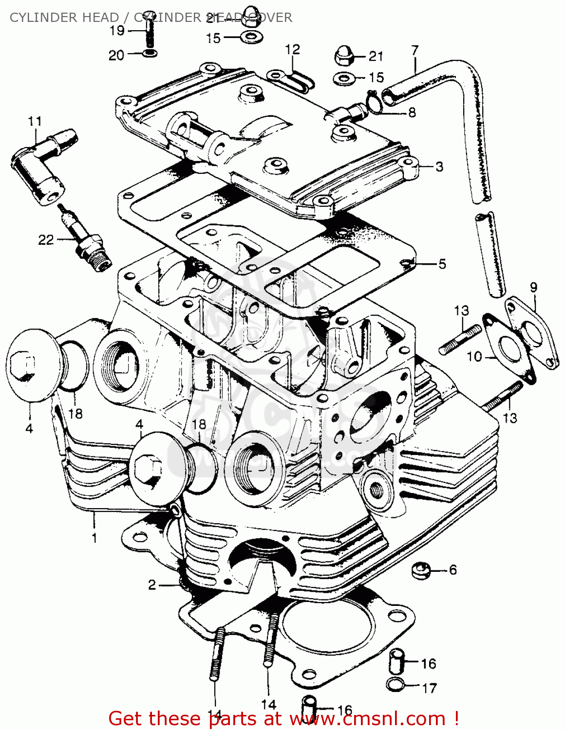 Honda Honda SL175 MOTOSPORT 1971 K1 USA parts lists and schematics