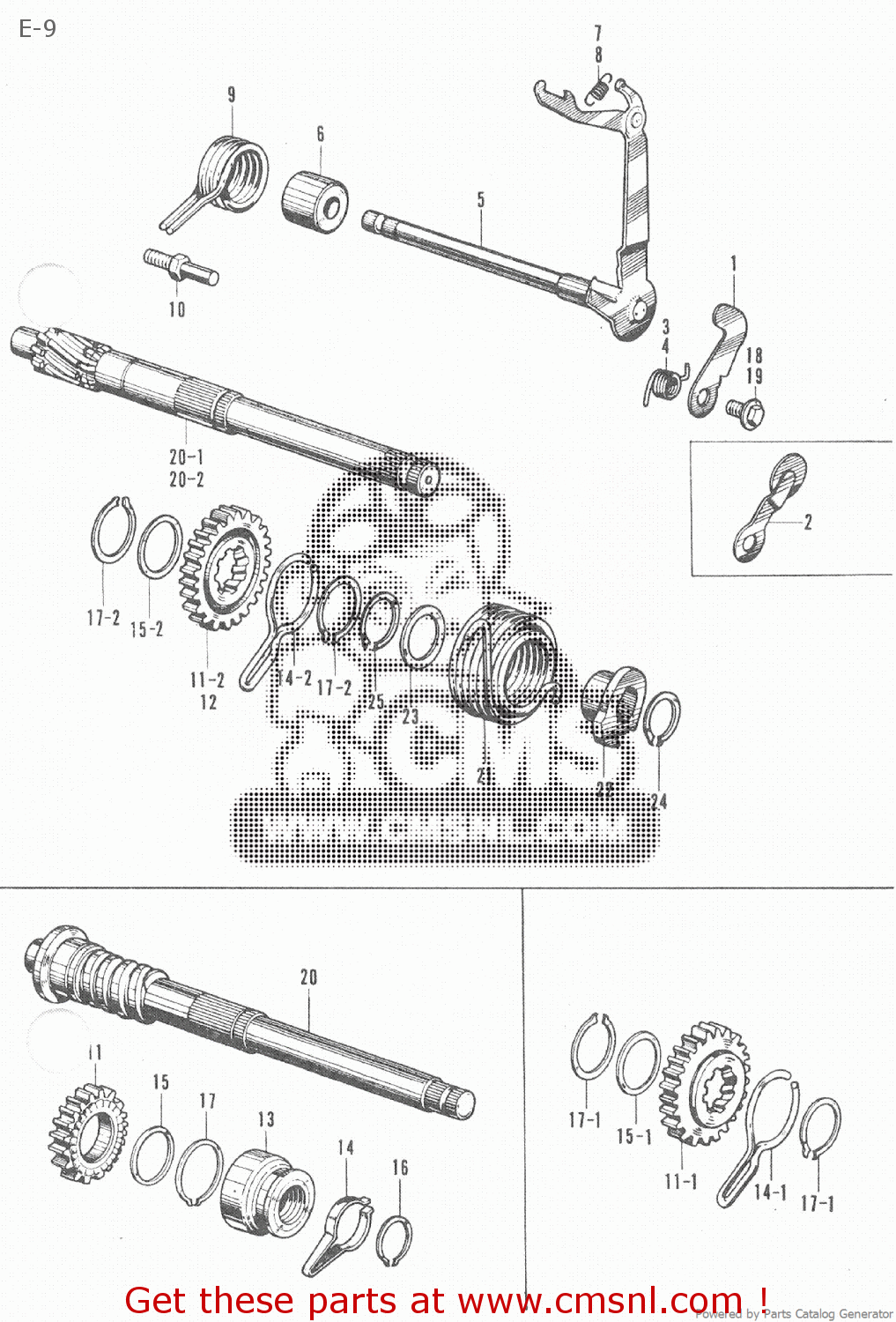 Honda SS50 JAPAN E-9 - buy E-9 spares online