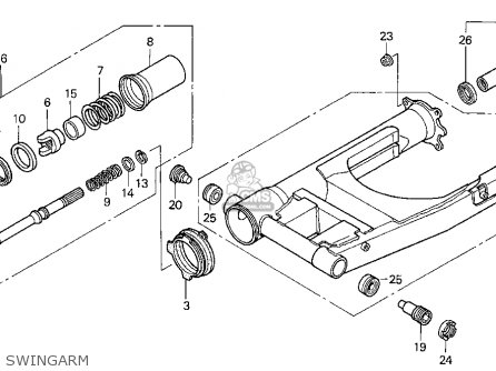 Honda ST1100 1995 (S) USA CALIFORNIA parts lists and schematics