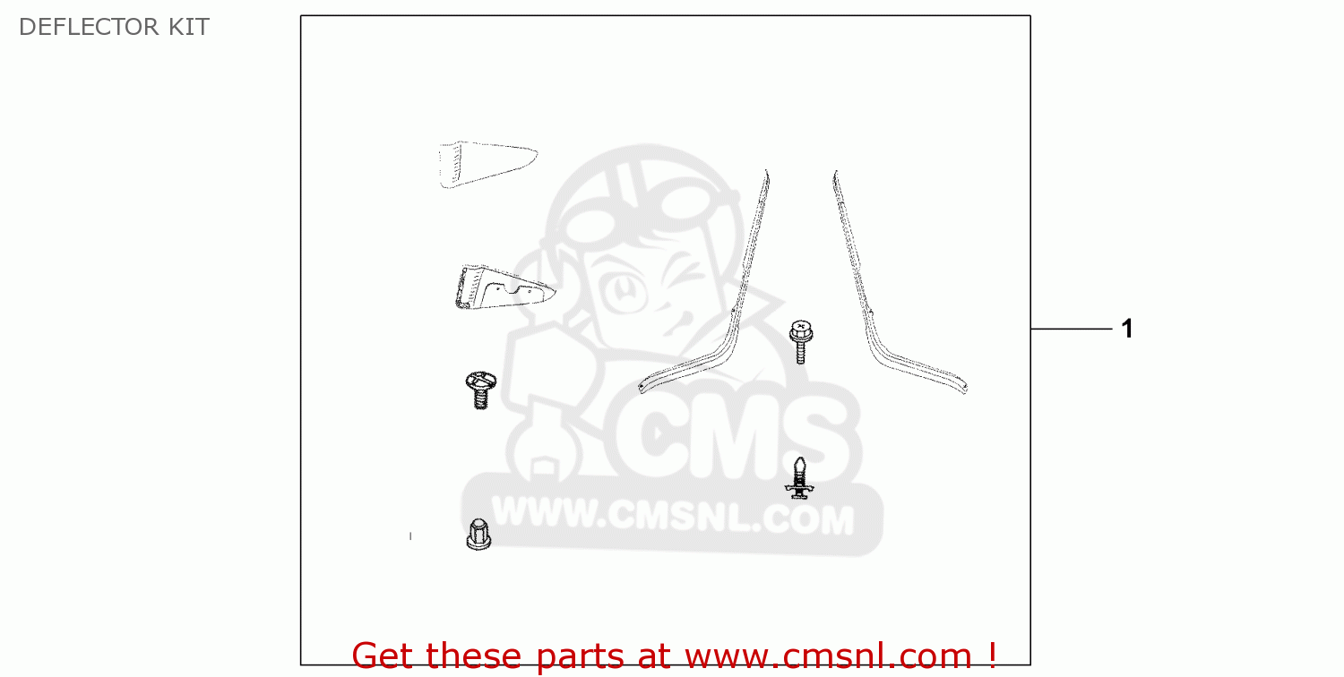 Honda ST1100 1998 (W) AUSTRALIA DEFLECTOR KIT - buy DEFLECTOR KIT ...