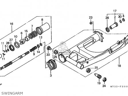 Honda ST1100 PANEUROPEAN 1991 (M) ENGLAND / MPH parts lists and schematics