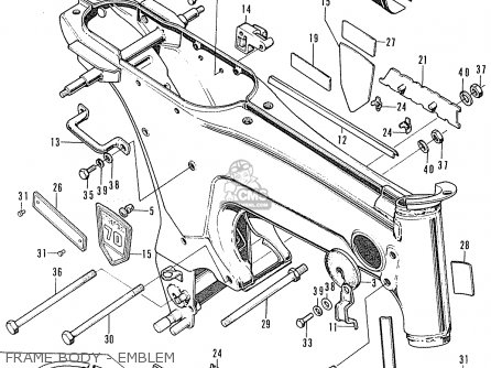 Honda St70 Dax England parts list partsmanual partsfiche