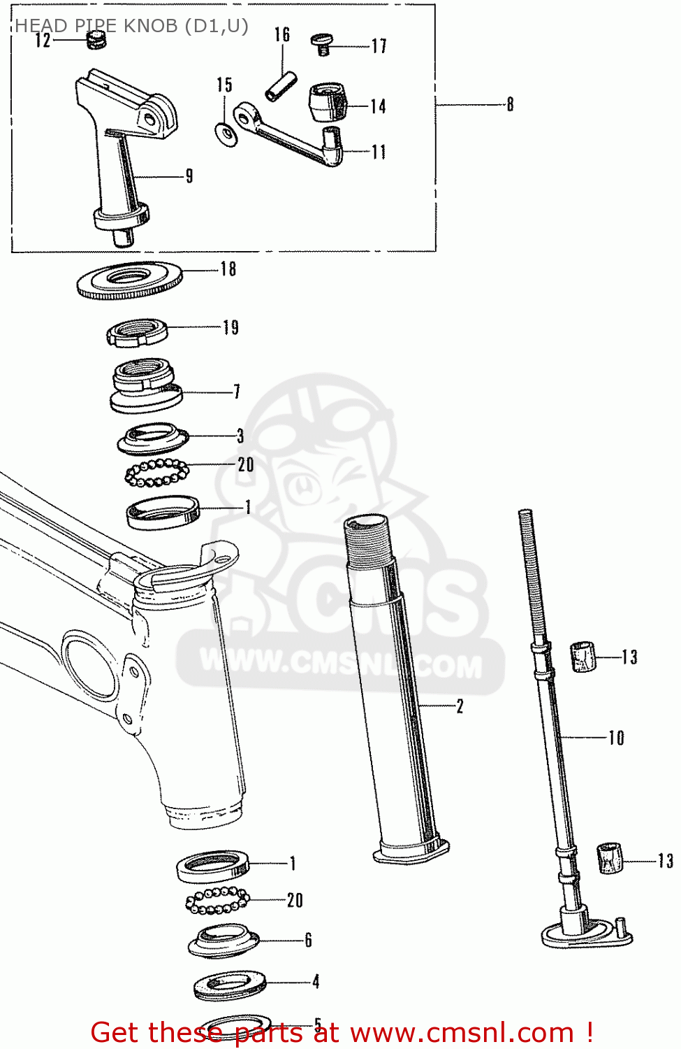 Honda ST70 DAX GENERAL EXPORT TYPE 1 parts lists and schematics