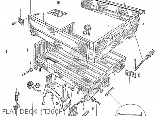 Honda T360 parts lists and schematics
