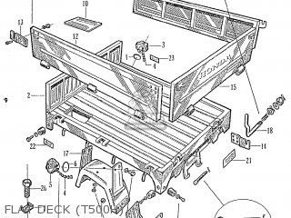 Honda T500 parts lists and schematics