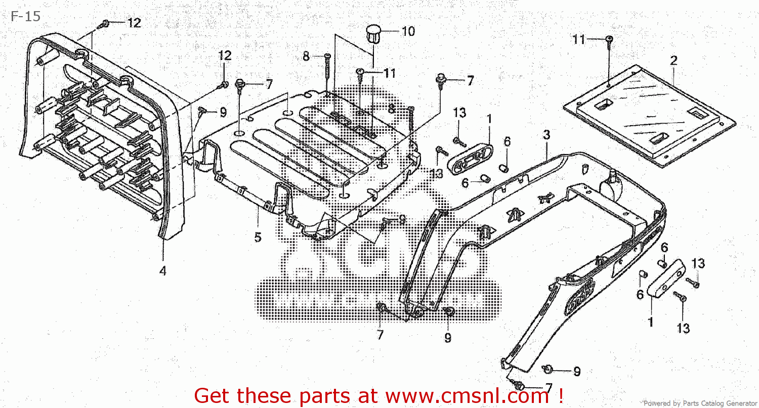 Honda TC50 GYRO CANOPY 2007 (7) JAPAN TA02-200 F-15 - buy F-15 spares ...