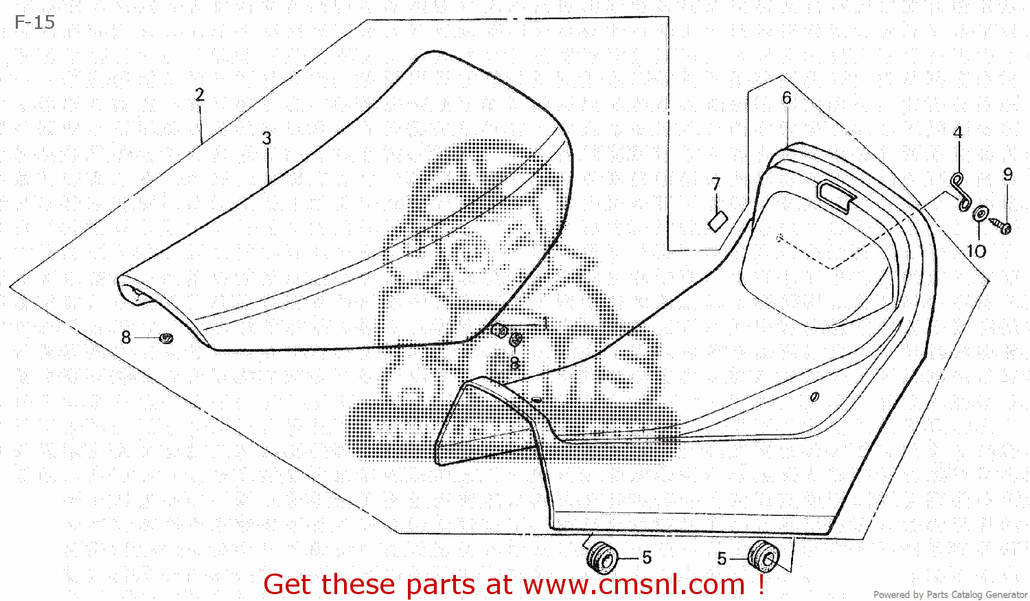 Honda TLM220R 1988 (J) JAPAN MD23-100 F-15 - buy F-15 spares online