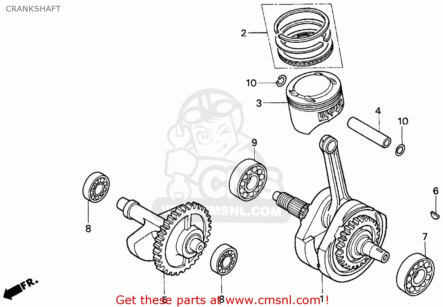 Honda TRX300EX FOURTRAX 300EX 1999 (X) USA parts lists and schematics