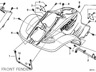 Honda TRX90 2002 (2) USA parts lists and schematics