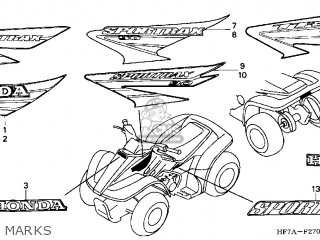 Honda TRX90 2002 (2) USA parts lists and schematics