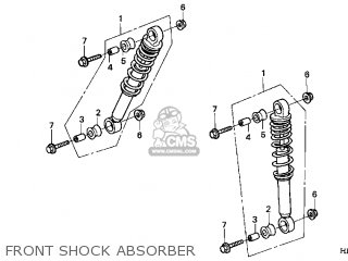 Honda TRX90 2005 (5) USA parts lists and schematics