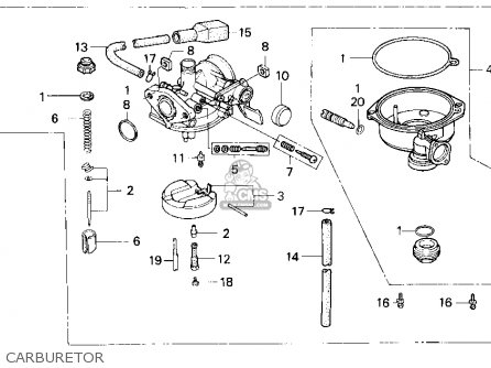 Honda TRX90 FOURTRAX 90 1995 (S) USA parts lists and schematics