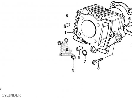 Honda TRX90 FOURTRAX 90 1995 (S) USA parts lists and schematics