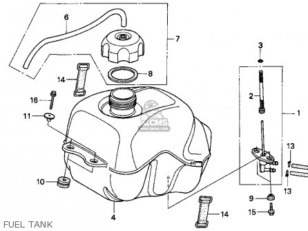 Honda TRX90 FOURTRAX 90 1995 (S) USA parts lists and schematics