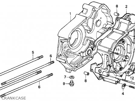 Honda TRX90 FOURTRAX 90 1997 (V) USA parts lists and schematics