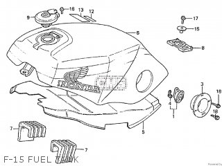 Honda VF1000R 1984 (E) parts lists and schematics