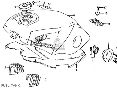 Honda VF1000R 1985 (F) USA CALIFORNIA parts lists and schematics