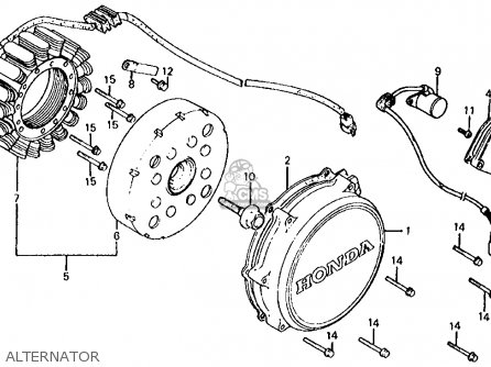Honda VF700S SABRE 1984 (E) USA CALIFORNIA parts lists and schematics