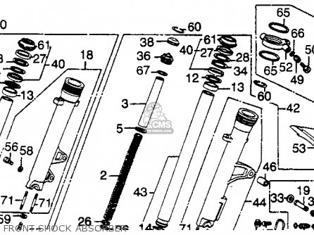 Honda VF750F INTERCEPTOR 1983 (D) USA parts lists and schematics