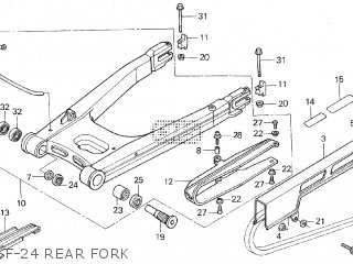 Honda VF750F INTERCEPTOR 1985 (F) parts lists and schematics