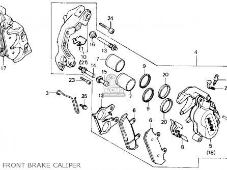 Honda VFR700F2 INTERCEPTOR 1986 (G) USA CALIFORNIA parts lists and ...