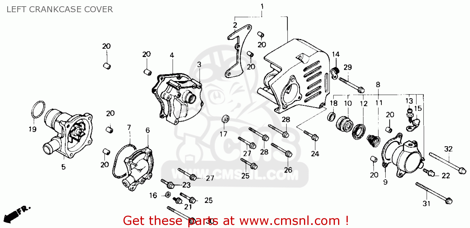 Honda VFR700F2 INTERCEPTOR 1987 (H) USA CALIFORNIA parts lists and ...
