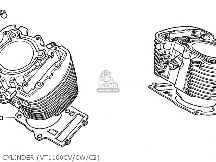 Honda VT1100C2 SHADOW 1995 (S) GERMANY parts lists and schematics