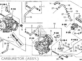 Honda VT1100C2 SHADOW SABRE 2000 (Y) USA parts lists and schematics
