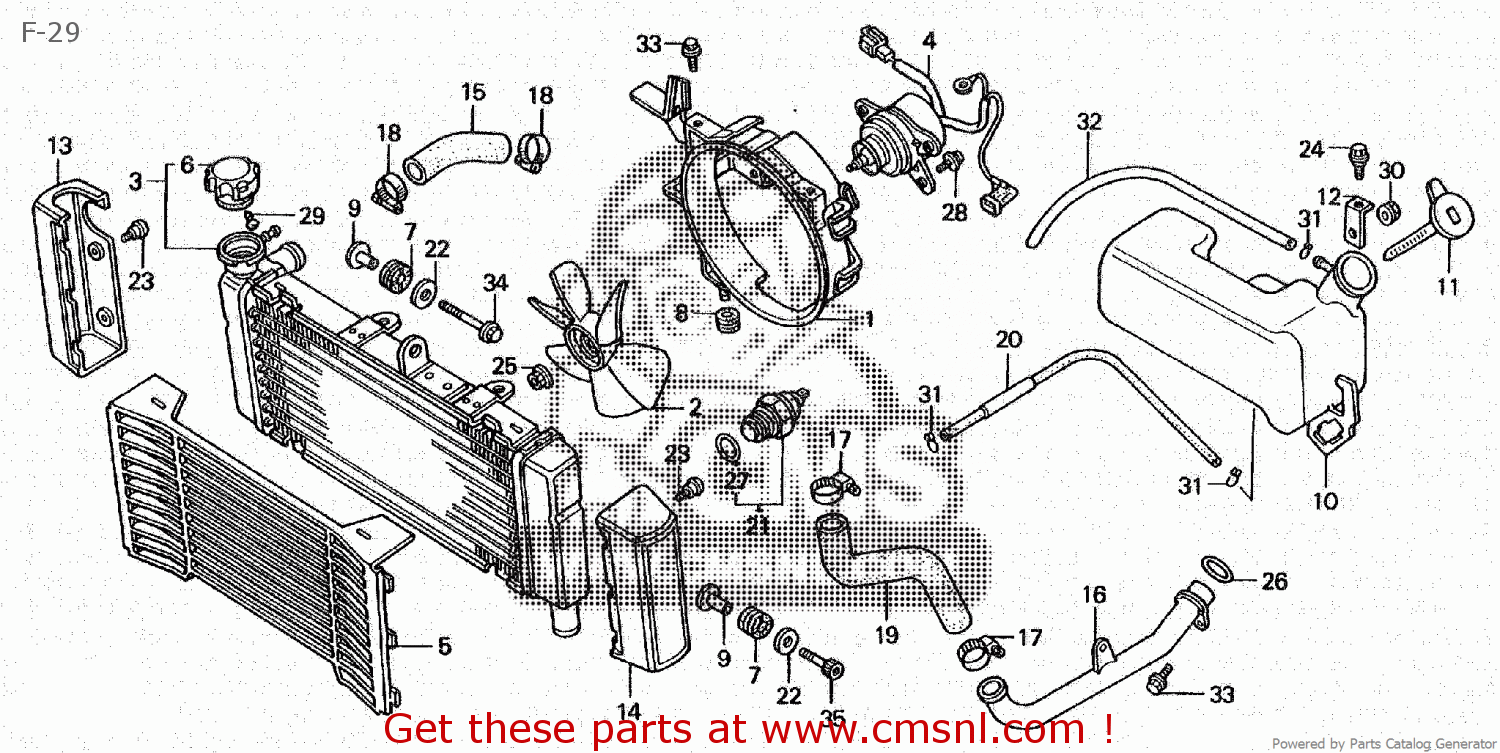 Honda VT250 SPADA 1988 (J) JAPAN MC20-100 parts lists and schematics