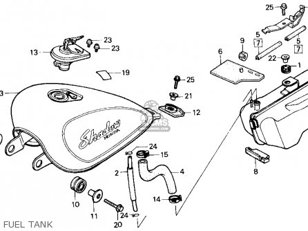 Honda VT800C SHADOW 1988 (J) USA parts lists and schematics