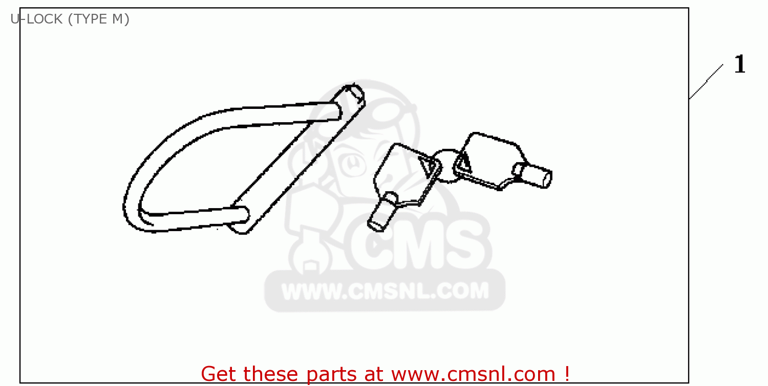 Honda VTR1000F FIRESTORM 2001 (1) CANADA / ASV LL HONDA U-LOCK - buy ...