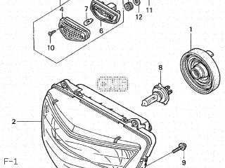 Honda VTR1000F FIRESTORM 2001 (1) JAPAN SC36-120 パーツリストと回路図