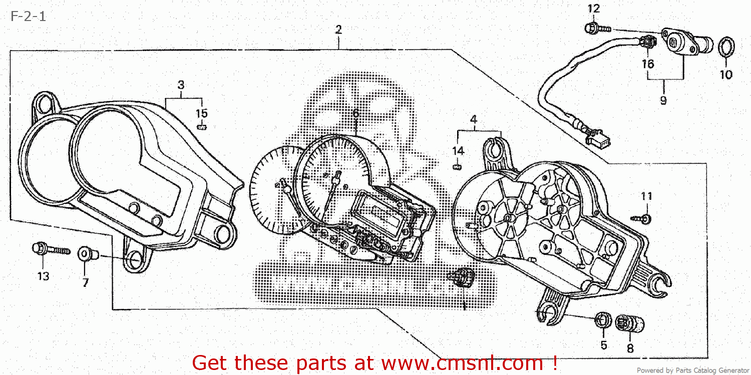 Honda VTR1000F FIRESTORM 2003 (3) JAPAN SC36-140 F-2-1 - buy F-2-1 ...